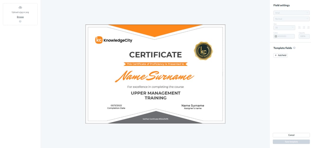 Creating Custom Certificates of Completion in the LMS