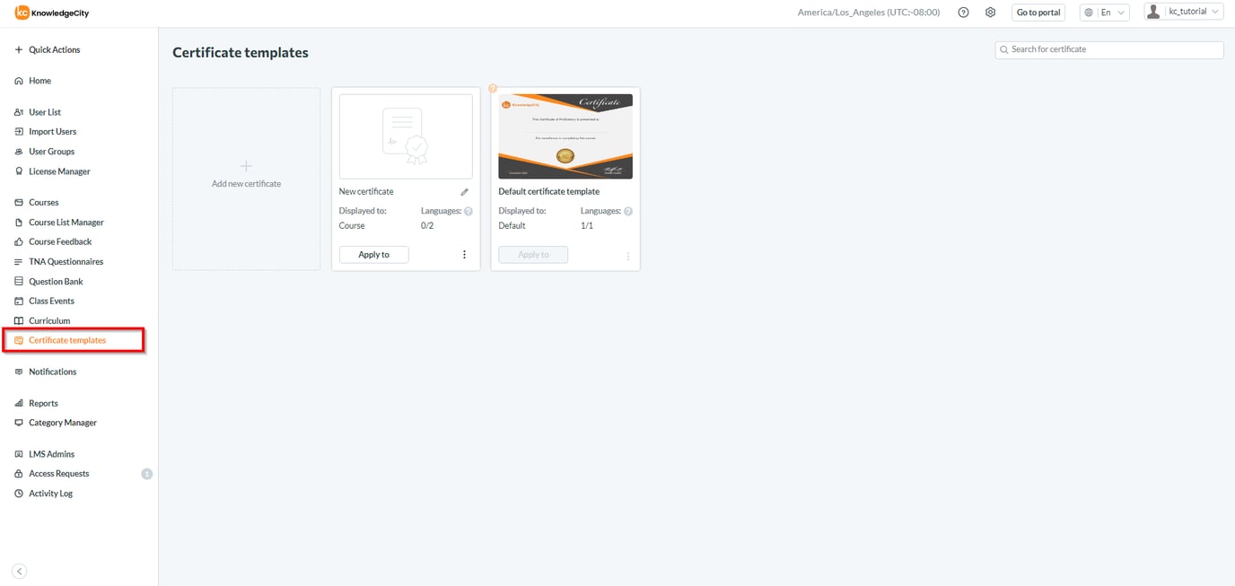 Creating Custom Certificates of Completion in the LMS