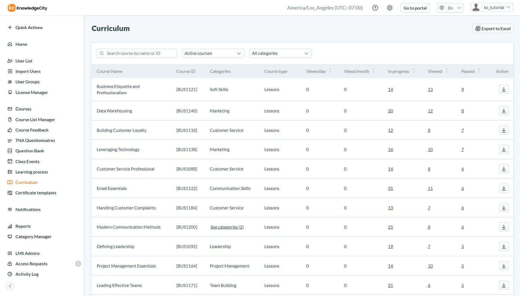Curriculum - Overview