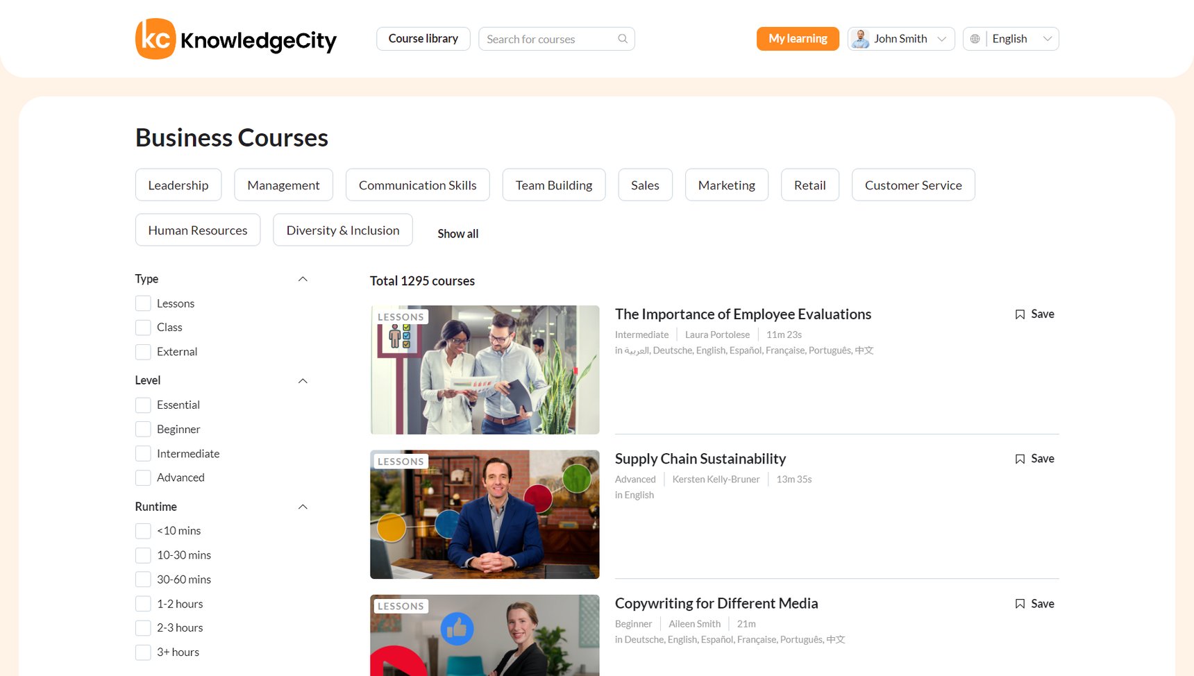 Overview - Learning Portal Walkthrough