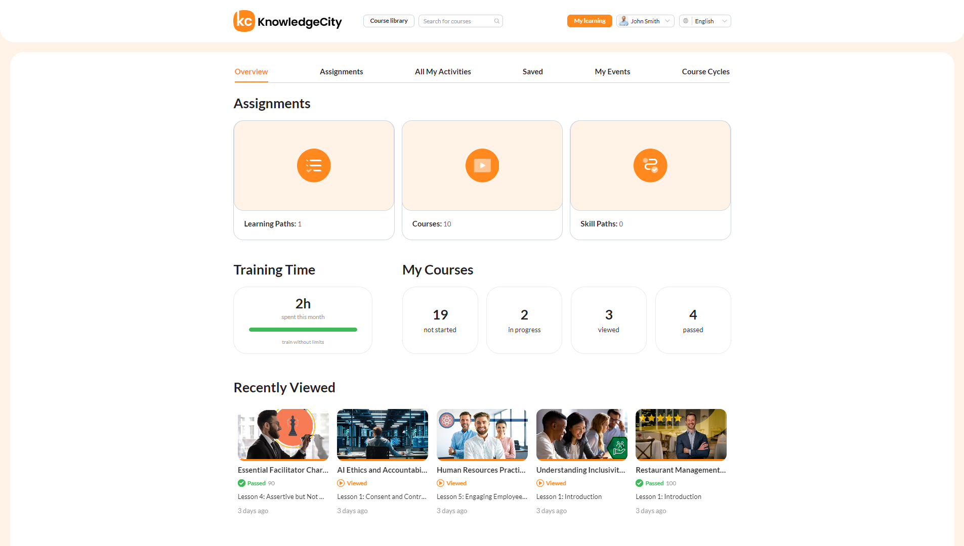 Overview - Learning Portal Walkthrough